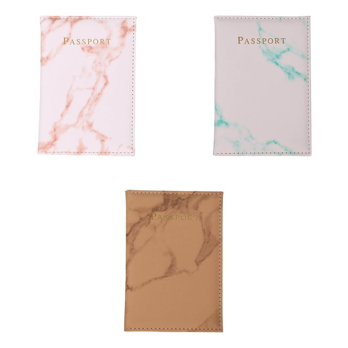 Organizador de pasaportes Yinane cuero portátil | Walmart en línea