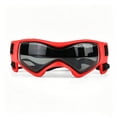 Luxcidy Red Dog Goggles, UV400 Pet Glasses, Soft Frame, for Large Dogs ...