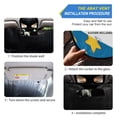 Blue Background Yellow Stars Cute Footballs Windshield Sun Shade ...