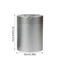 360°Stainless Steel Twist-Lock Ashtray, Stainless Steel Car Ashtray ...