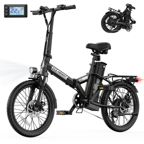 Heybike Foldable Electric Bike for Adults, 48V 15AH Removable Battery, UL2849 - Walmart.com
