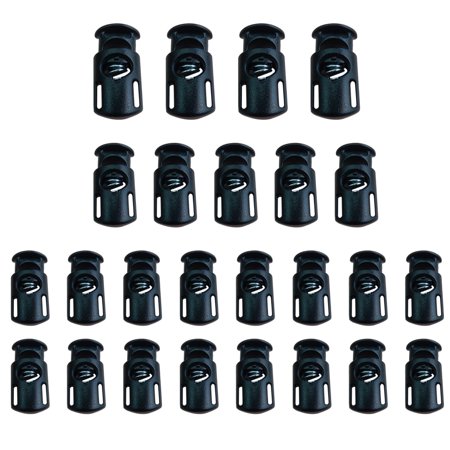 Decodeary Rubber Elastic Band Locks Kit Stretchy Cord Spring Toggle ...