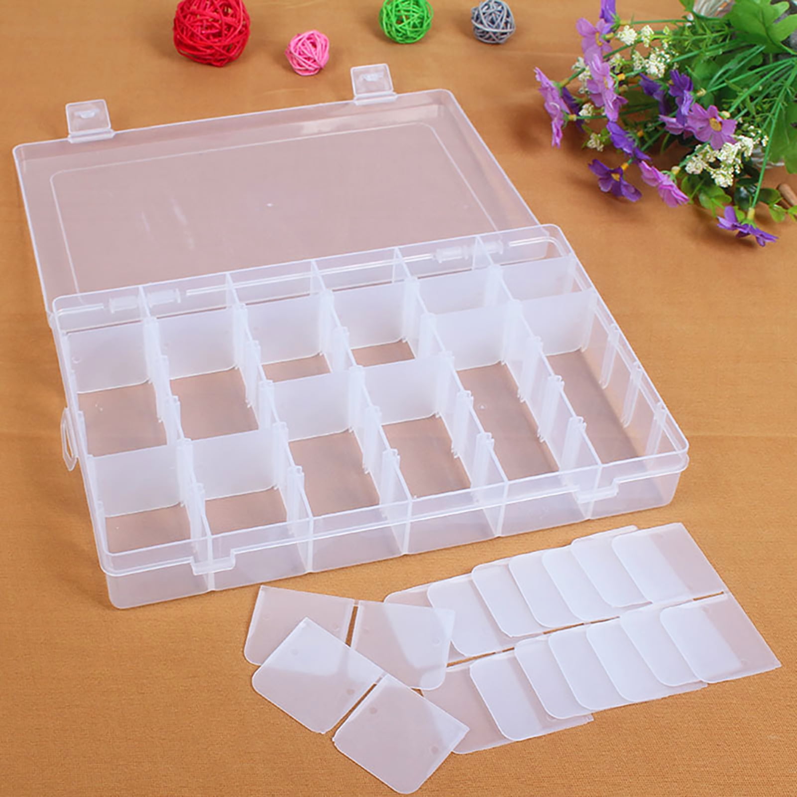 Click here for Unbranded Transparent Bead Organizer Box With Remo... prices