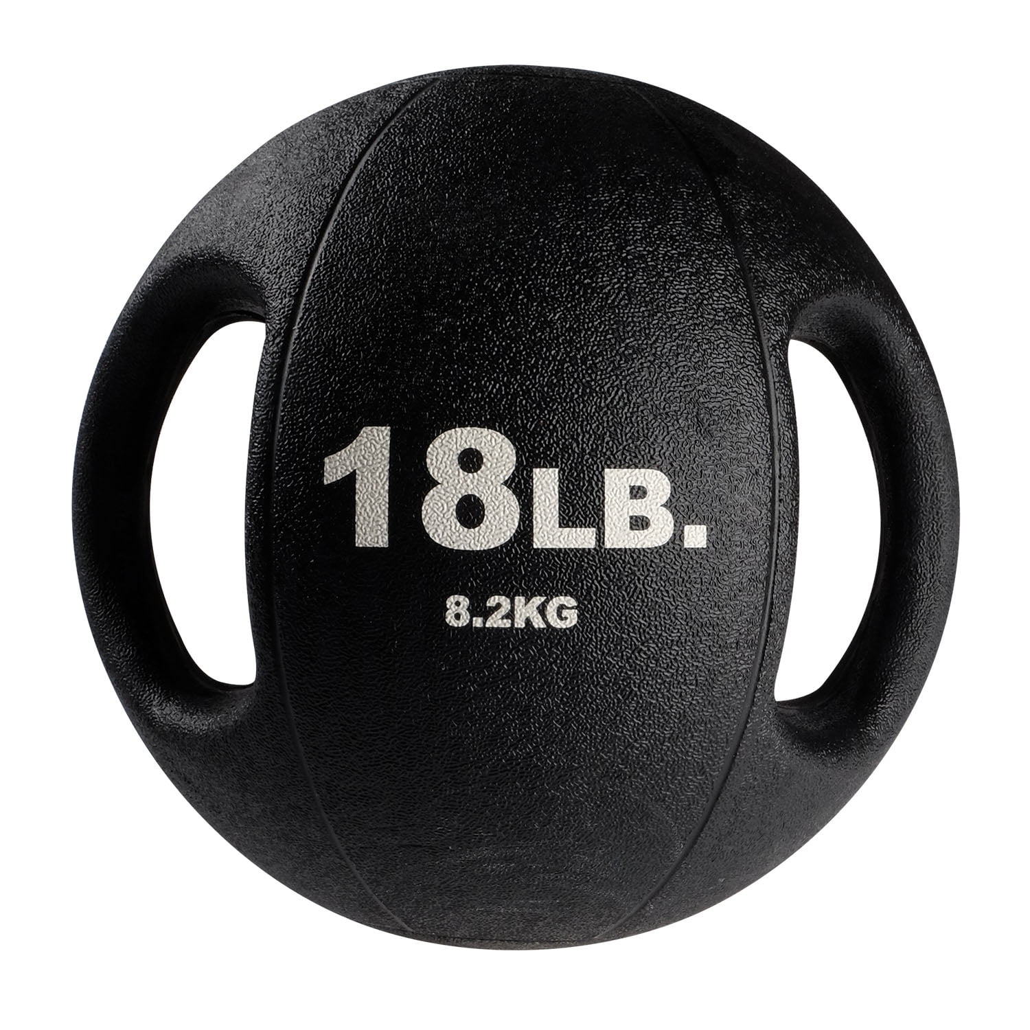 BSTDMB18 18lb BLack Dual Grip Medicine Ball - Walmart.com - Walmart.com
