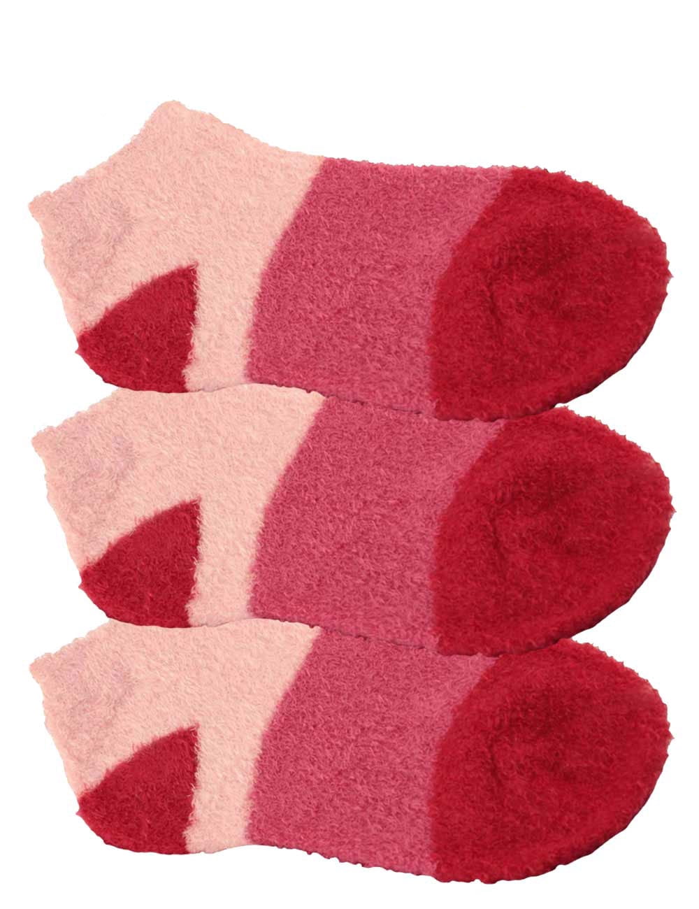 BambooMN - Women's Extra Large Super Aloe Infused Fuzzy Nylon Socks (3 ...