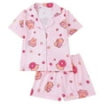 Baby Outfits Casual Cardigan Print Short Sleeve Top and Shorts Home ...