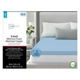 Mainstays 3" Memory Foam Mattress Topper, Twin - Walmart.com