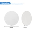 Blank Aluminum Engraving Name Plate Business Card Blanks Flat Round ...