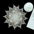 AUQ Lace Doily Neutral Earth Tones Table Topper Placemat Beige Brown ...