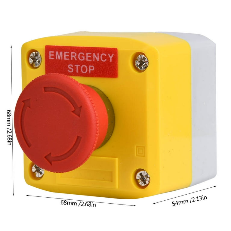 ASI Emergency Stop Push Button Enclosure Featuring A, 54% OFF