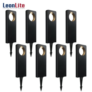 LEONLITE 18 Pack LED Landscape Pathway Light, 12-24V Low Voltage Side ...