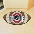 FANMATS Ohio State Buckeyes Football-Shaped Mats - Walmart.com