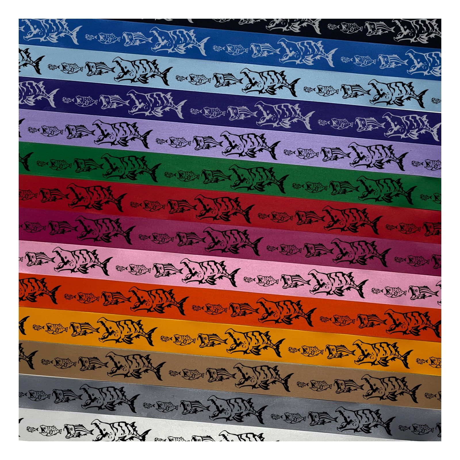 Funny Fish Eating Fish Food Chain Satin Ribbon for Gift Wrapping Bows ...