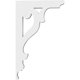 5/8"W X 5 1/2"D X 9"H Brontes Architectural Grade PVC Bracket - Walmart.com