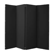 King Size 4-Panel Privacy Screen, vinyl, white, 6 mm thick - Walmart.com