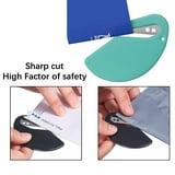 XMMSWDLA Letter Opener Envelope Slitter Mail Opener Plastic Razor Blade ...