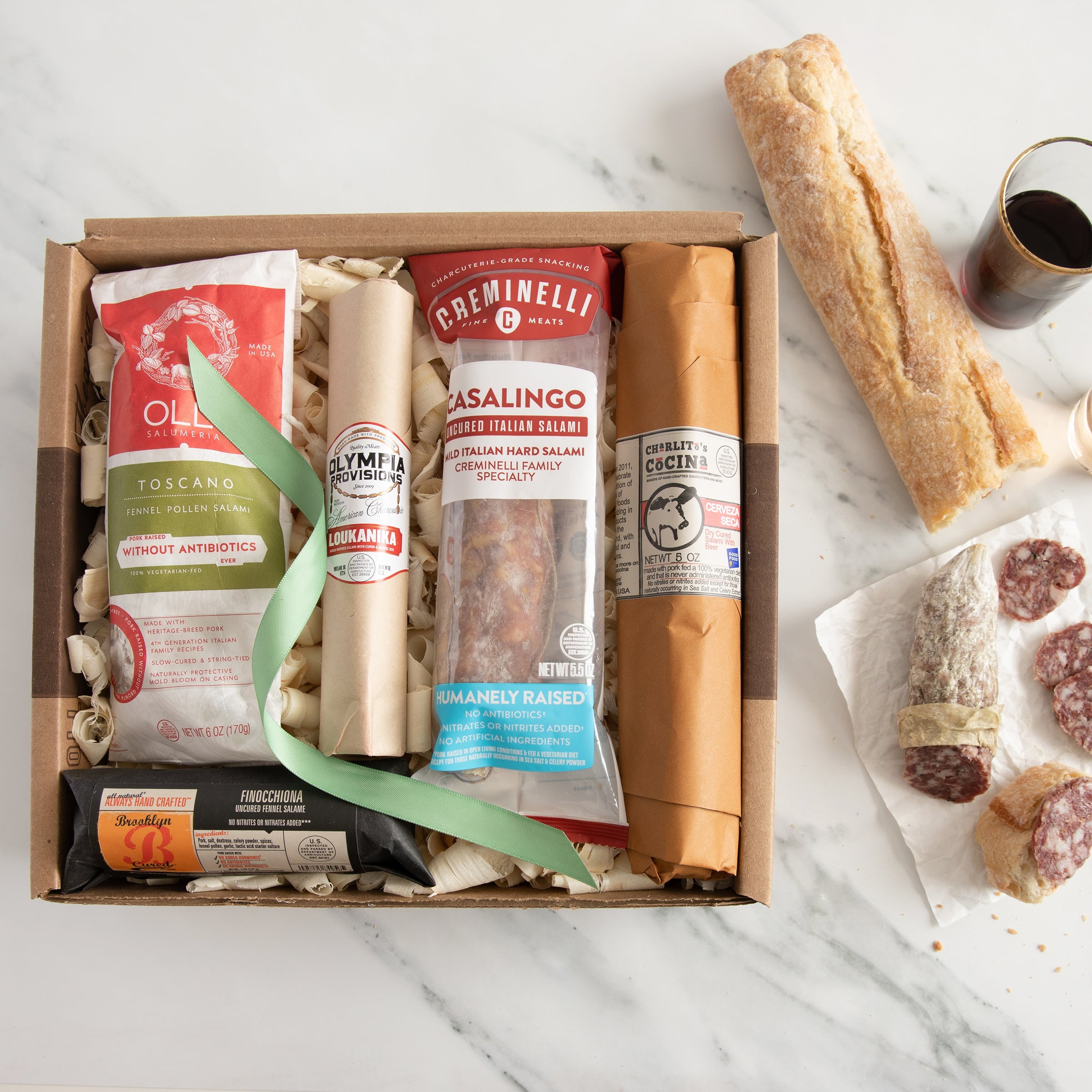 igourmet Premium American Artisanal Salami Assortment Gift Box ...