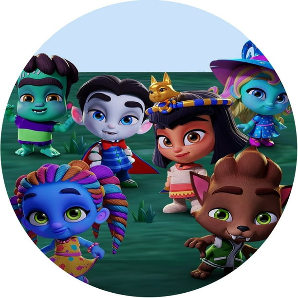 Super Monsters Cleo Frankie Drac Zoe Lobo Katya Edible Cake Topper ...
