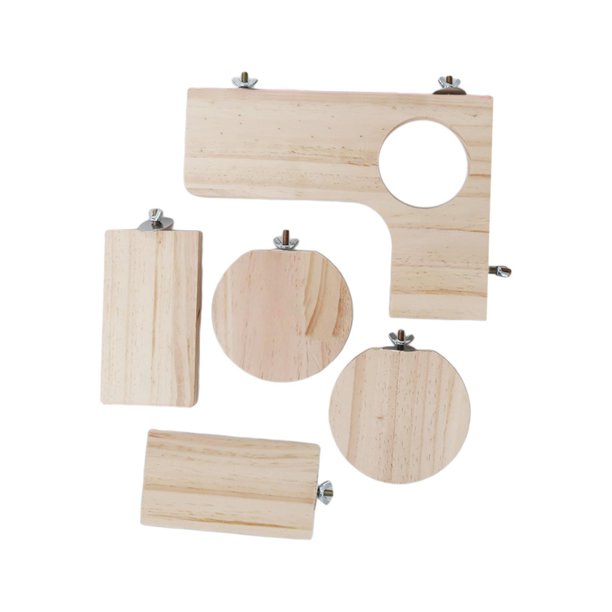 kurtrusly 1/2/3 5Pcs Gerbil Climbing Exercise Toys Hamster Stand ...