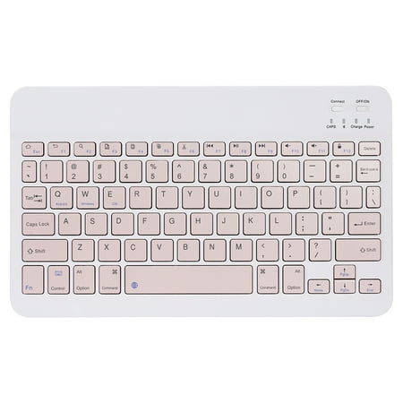 10-inch Wireless Bluetooth Keyboard Three-system Universal Colorful ...