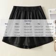 Cagogo Women's Elastic Waist Loose Casual Shorts Solid Summer Beach ...