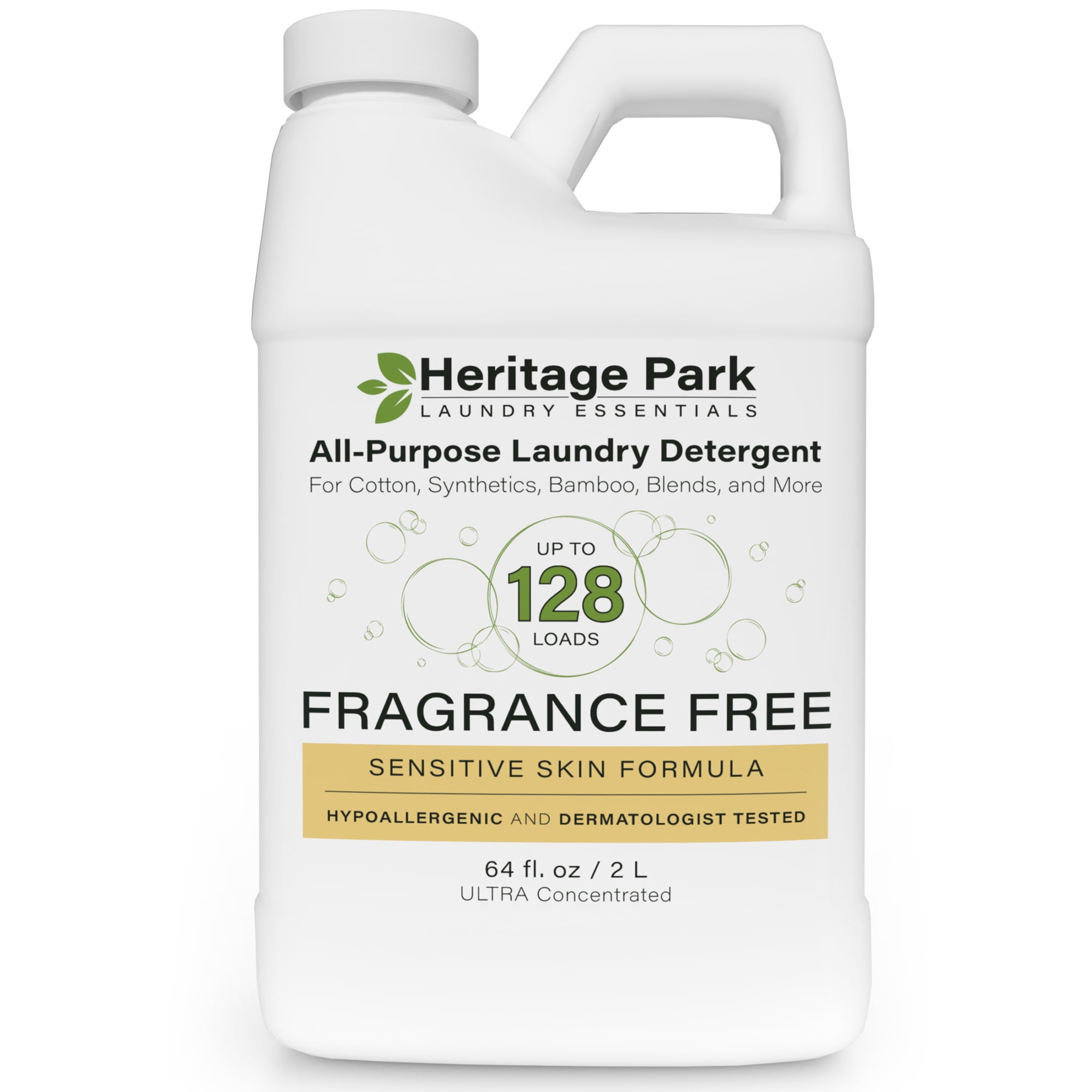 Heritage Park Fragrance Free All-Purpose Luxury Laundry Detergent ...