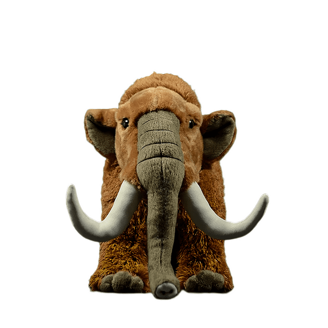 Realistic Mammoth Plush, Lifelike 12.9" Mammuthus Stuffed Animal, Soft ...