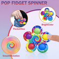Fidget Spinner Bulk 3 Pack, Fidget Spinners Fidget Toys Adults, Sensory ...