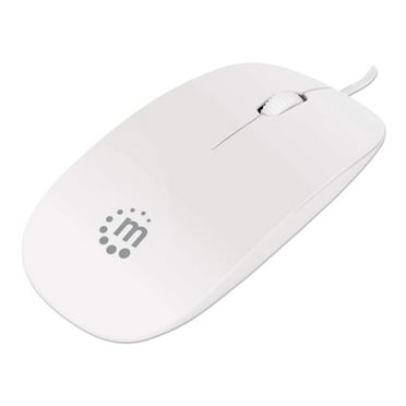 Manhattan Silhouette Optical Mouse USB, Three Buttons with Scroll Wheel, 1000 dpi, Black ...