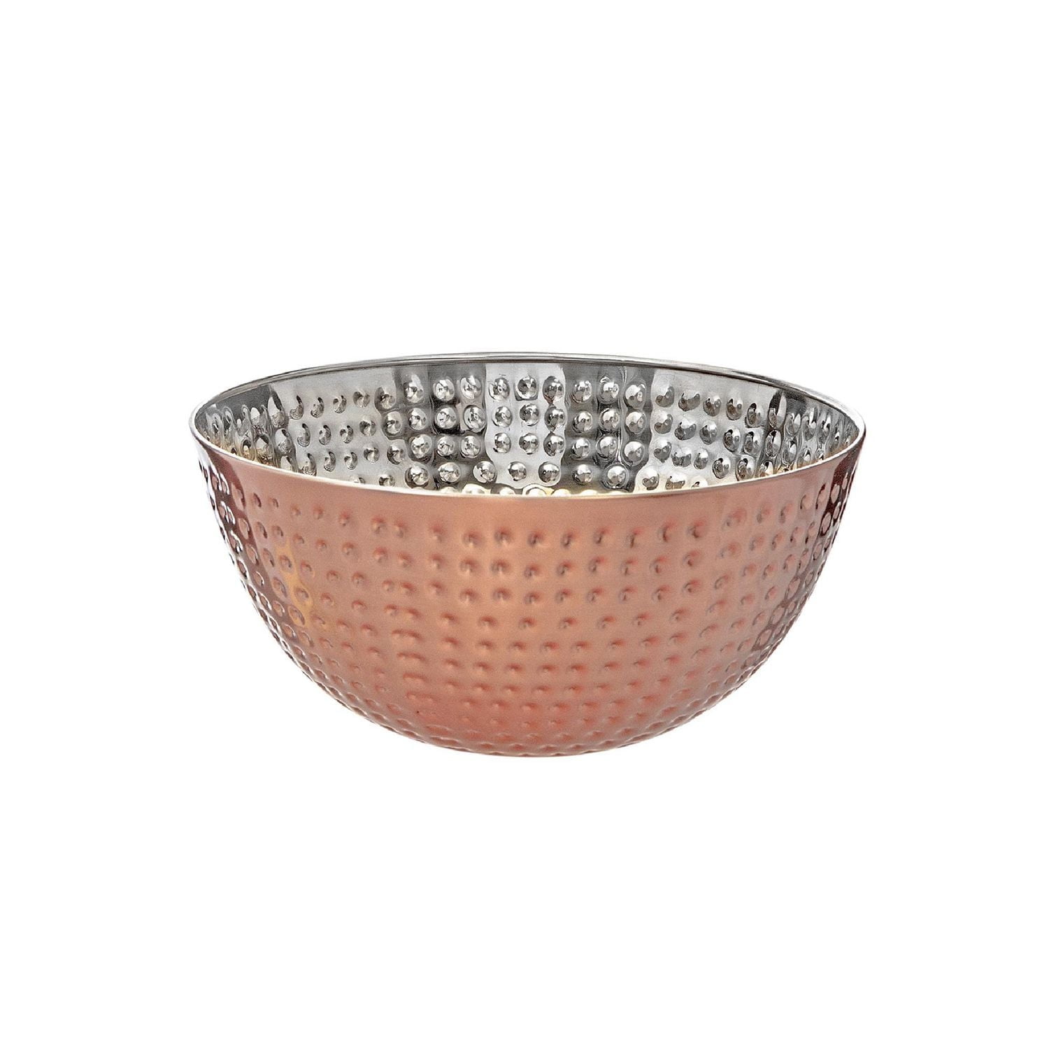 Click here for Ih Casadécor Metallic Rose Hammered Salad Bowl 7.5... prices