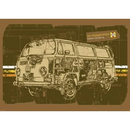 VW Transporter Laminated Poster (55 x 40) | Walmart Canada