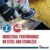 Tiger Paw Super High Density Flap Discs, 4 1/2", 40 Grit, 5/8 Arbor ...