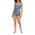 Simply Slim Women's and Plus Glam Sheath One Piece Swimsuit, Sizes M-3X - Walmart.com