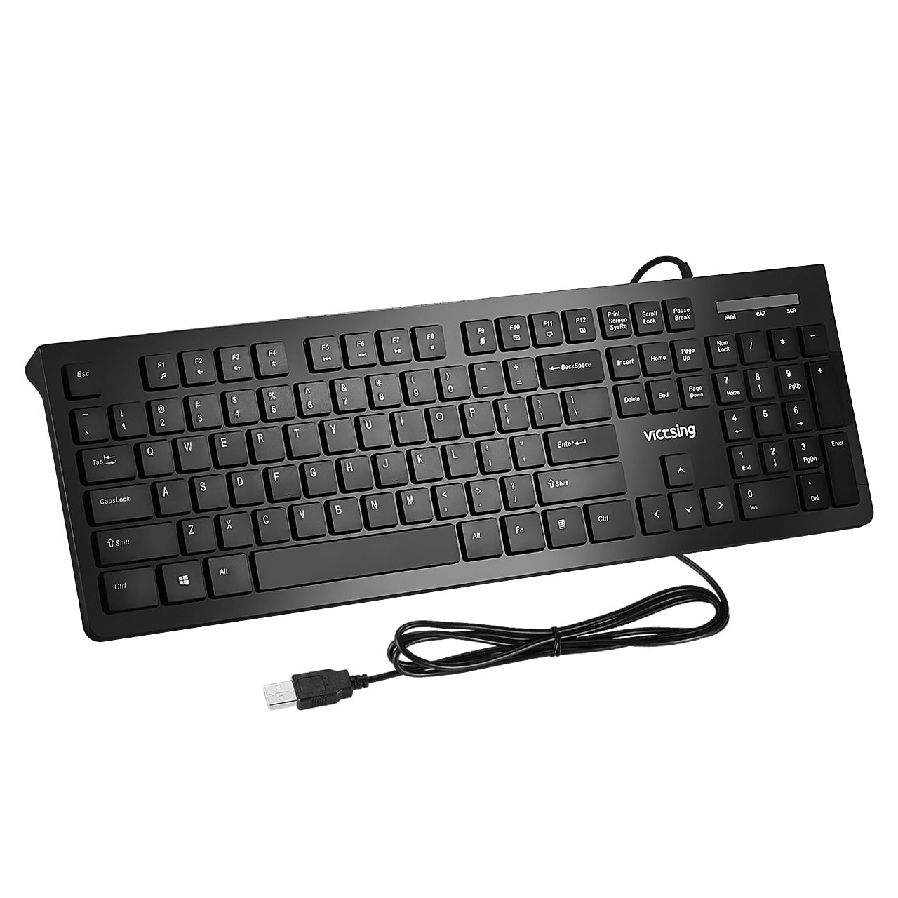 Victsing Quiet Wired Keyboard - USB Computer Nepal | Ubuy