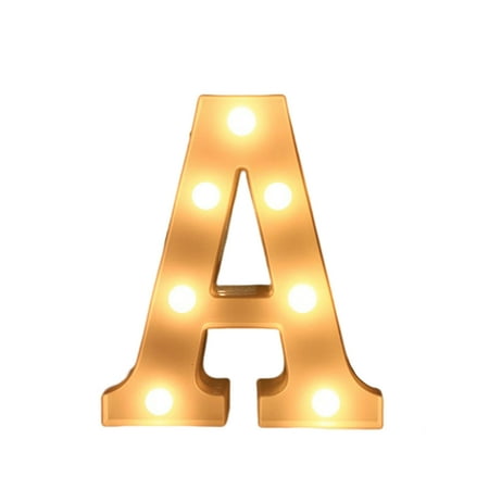 mmirethe Letter Light Night Lamp Lamps Alphabet Business Luminous ...