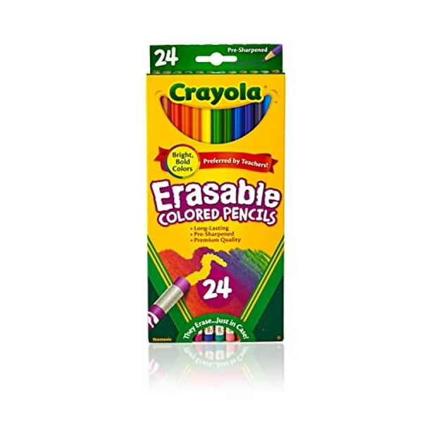 Lápices borrables Crayola 24 unidades | Bodega Aurrera en línea