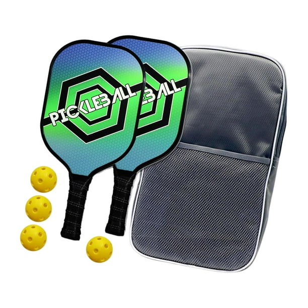 Premium Pickleball Paddles Set and Storage Bag Pickleball Rackets Ball ...
