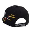 Route 66 Hat Embroidered Highway Map Baseball Cap Americana Travel Road ...