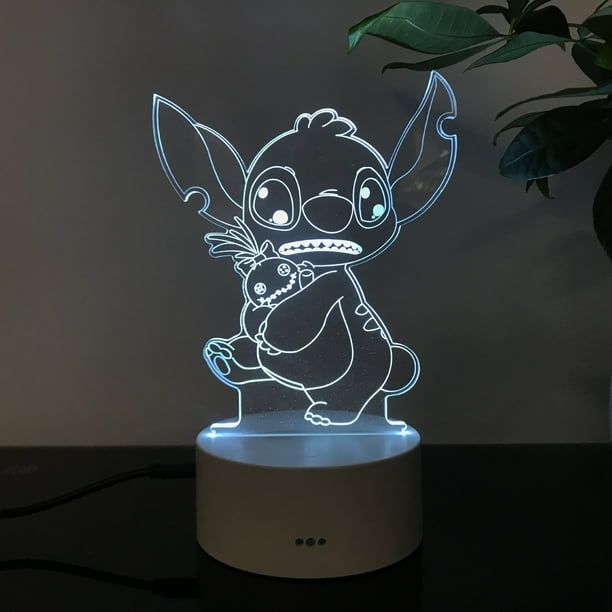 Cartoon Kawaii Stitch Lilo and Stitch Anime Character 3D Optical ...