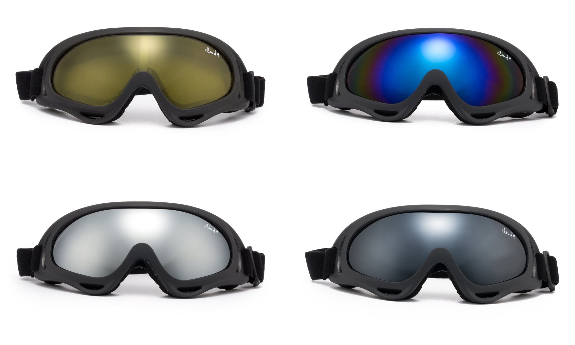 Cloud 9 - Safety Goggles Motorcycle Sports Lenses UV Protection ...