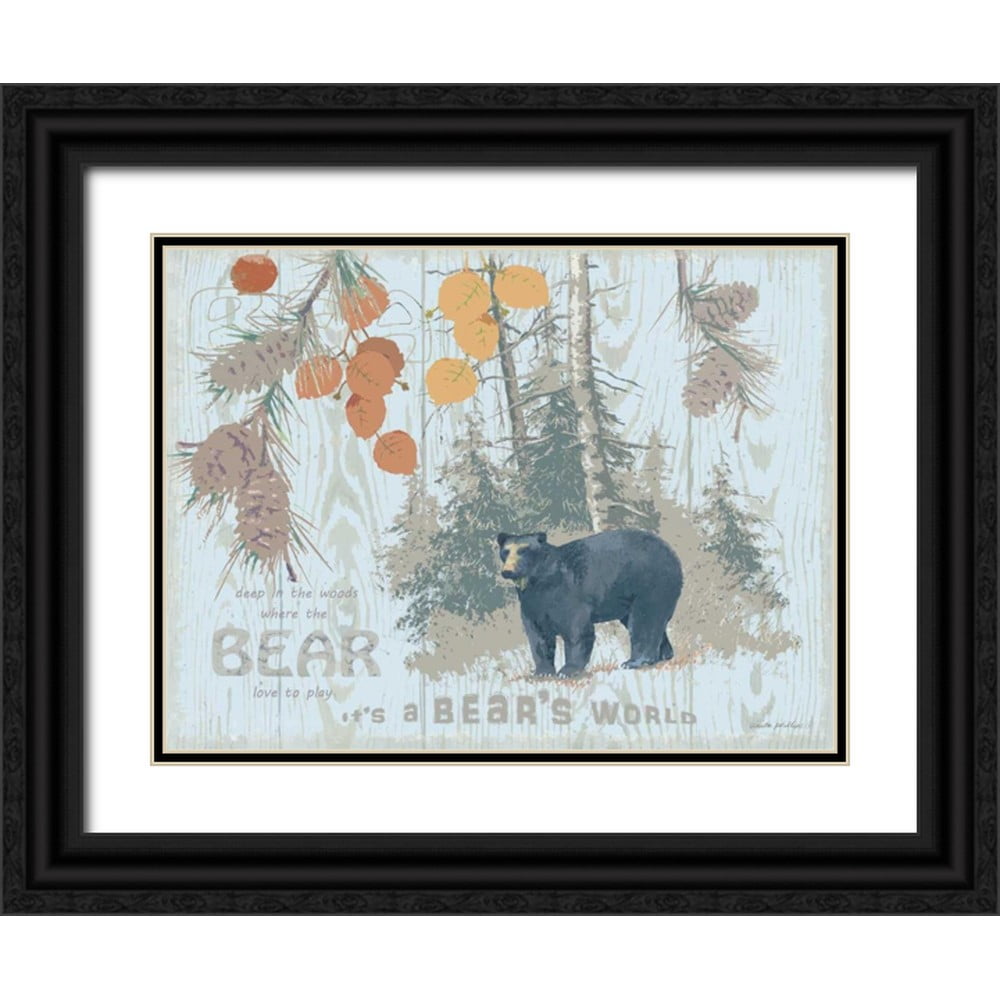 Phillips, Anita 24x19 Black Ornate Wood Framed with Double Matting ...