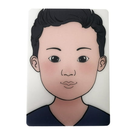 Face Paint Practice Board, Colored Makeup Template, Reusable Face ...