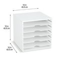 Simply Tidy White Modular Panel Cube - File Organizer & Desk Shelves ...