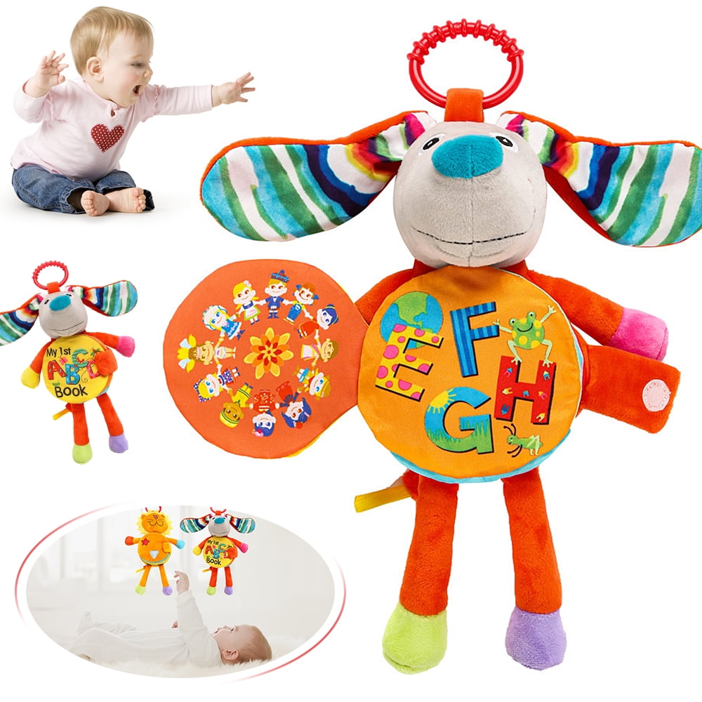 CNKOO Colorful Animal Cloth Book Toys for Babies - Baby Hanging Plush ...