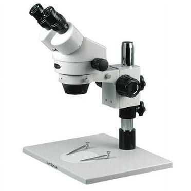 AmScope 7X-45X Trinocular Simul-Focal Zoom Stereo Microscope Head with ...