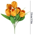 Bowayaoa Artificial Tulips Stems Silk Flowers for Wedding Spring ...