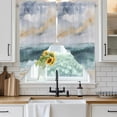 Abstract Graffiti Art Swag Curtain Valance for Window 2 Panels Green ...