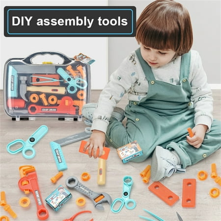 Construction Tool Toys Chain Saw Toolkit Educational Workbench ...