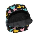 Blue Yellow Pink Hearts Mini Backpack Cute Small Backpack with Chest ...