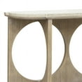Console Table w/Faux Concrete/Stone Top in Gray Finish by Pulaski ...